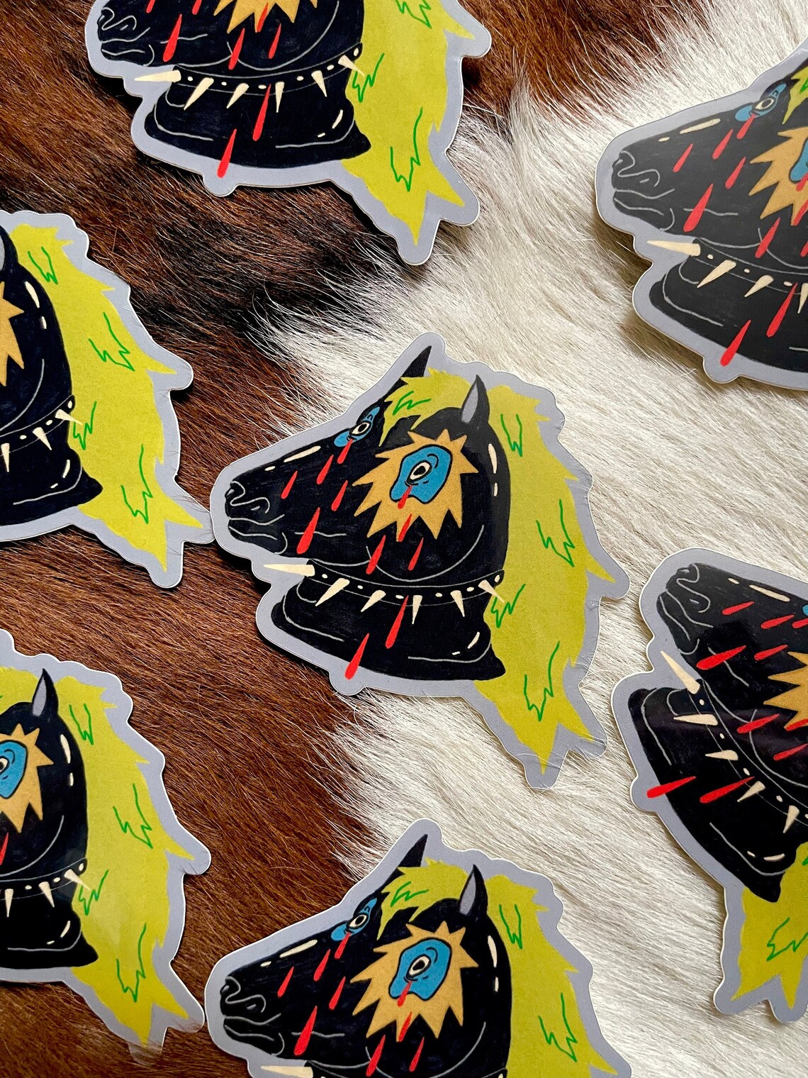 Gimp Mask Horse Vinyl Sticker // Stickers for Water Bottles// Weird ...