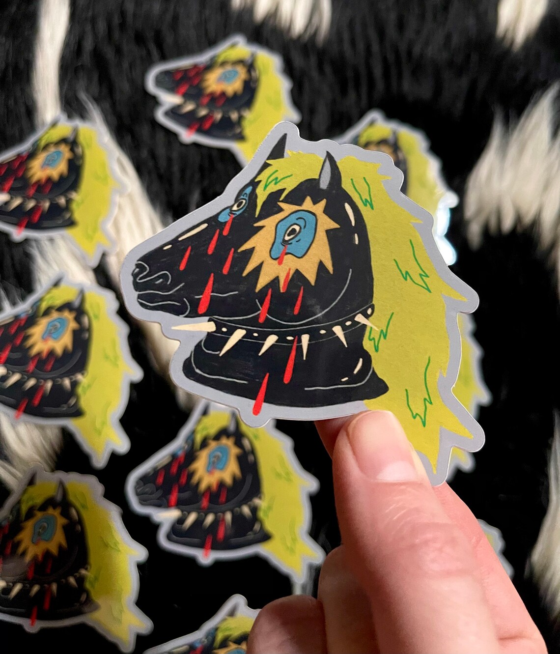 Gimp Mask Horse Vinyl Sticker // Stickers for Water Bottles// Weird ...