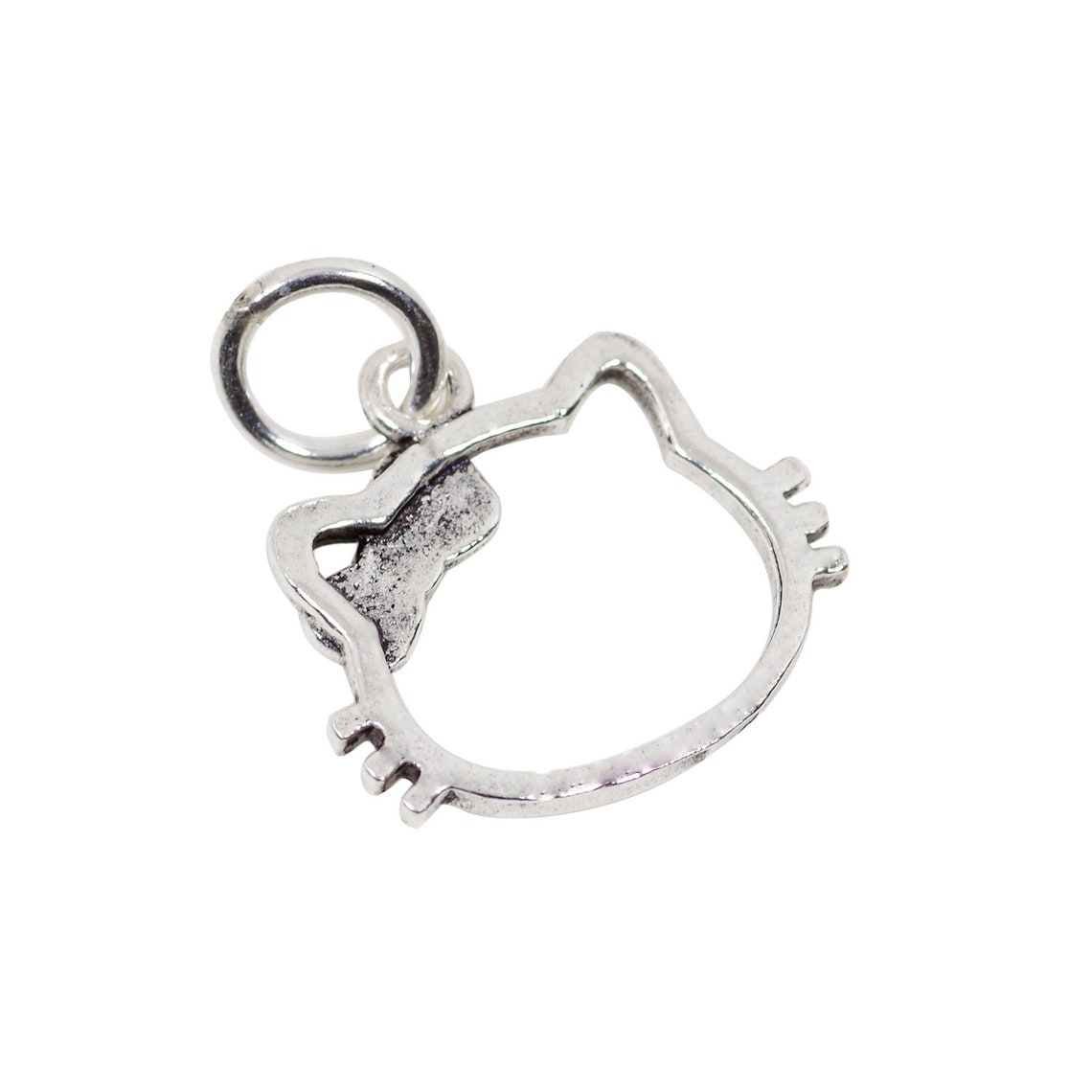 Vintage 925 Sterling Silver Hello Kitty Charm With Close Jump - Etsy