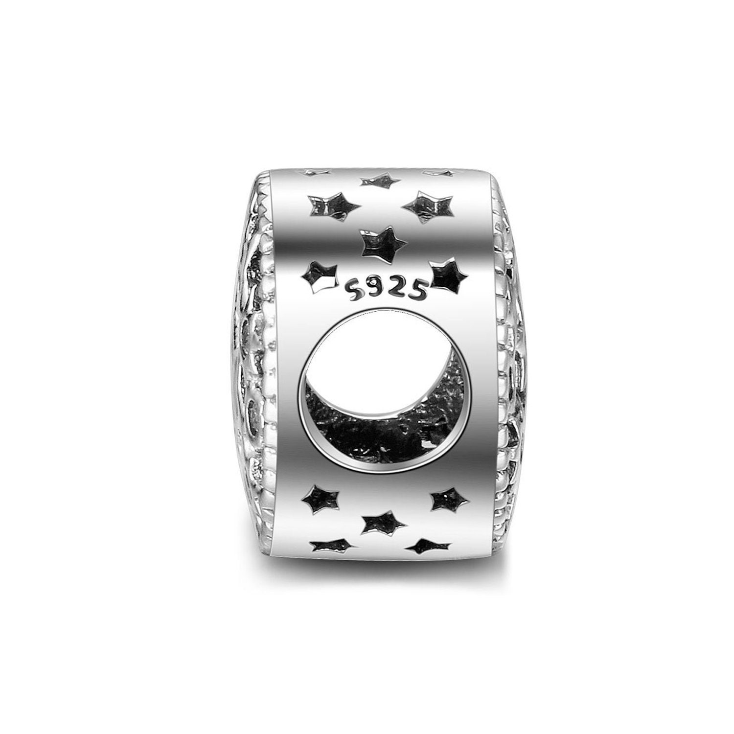 Authentic Blue Star Charm Spacer Bead Fit European Charm | Etsy