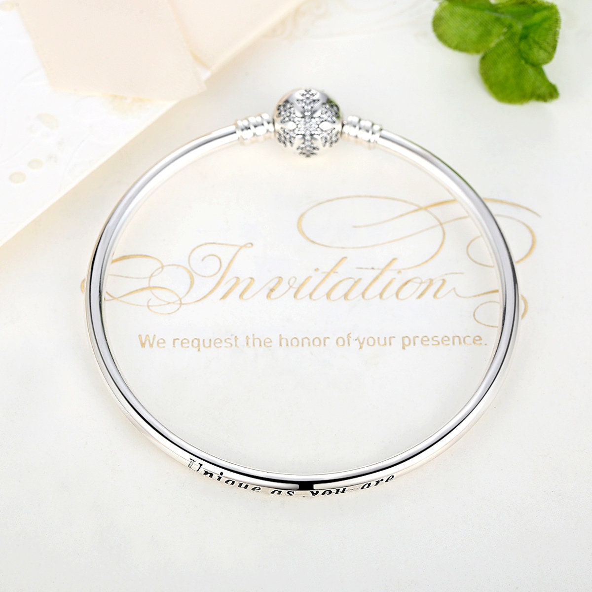 Solid 925 Sterling Silver Snowflake Pattern Snap Clasp Classic | Etsy