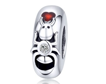 925 Sterling Silver Penguin Animal Bead Charm Fits European | Etsy