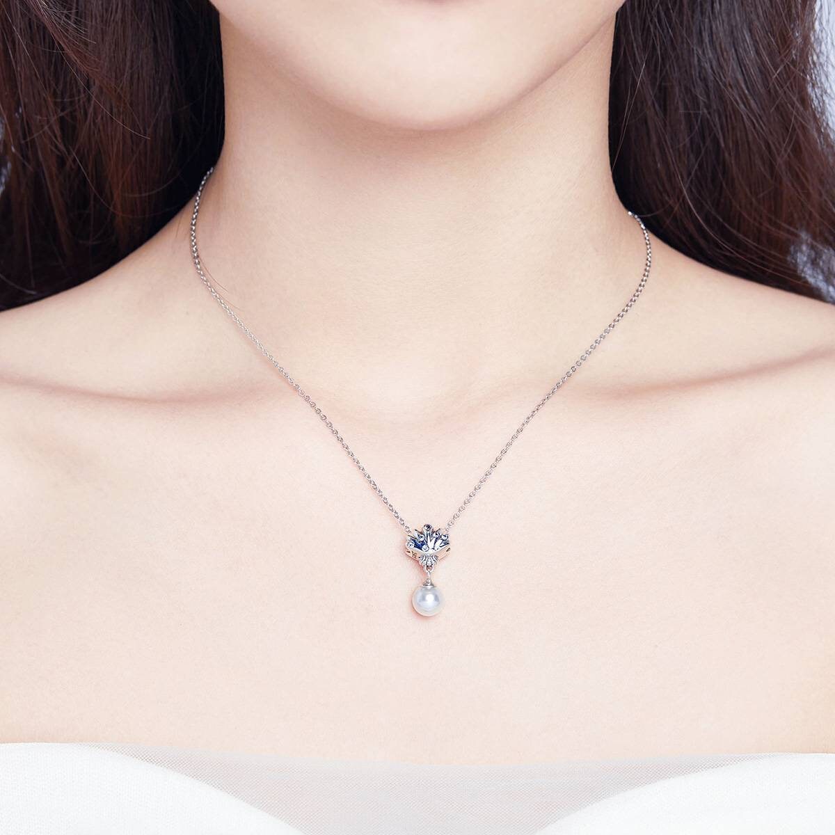 925 Sterling Silver Seashell With Pearl Charm Bead Fits Charm - Etsy