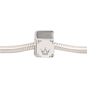 Solid 925 Sterling Silver Bead Charm Story Book Bead Fits European ...