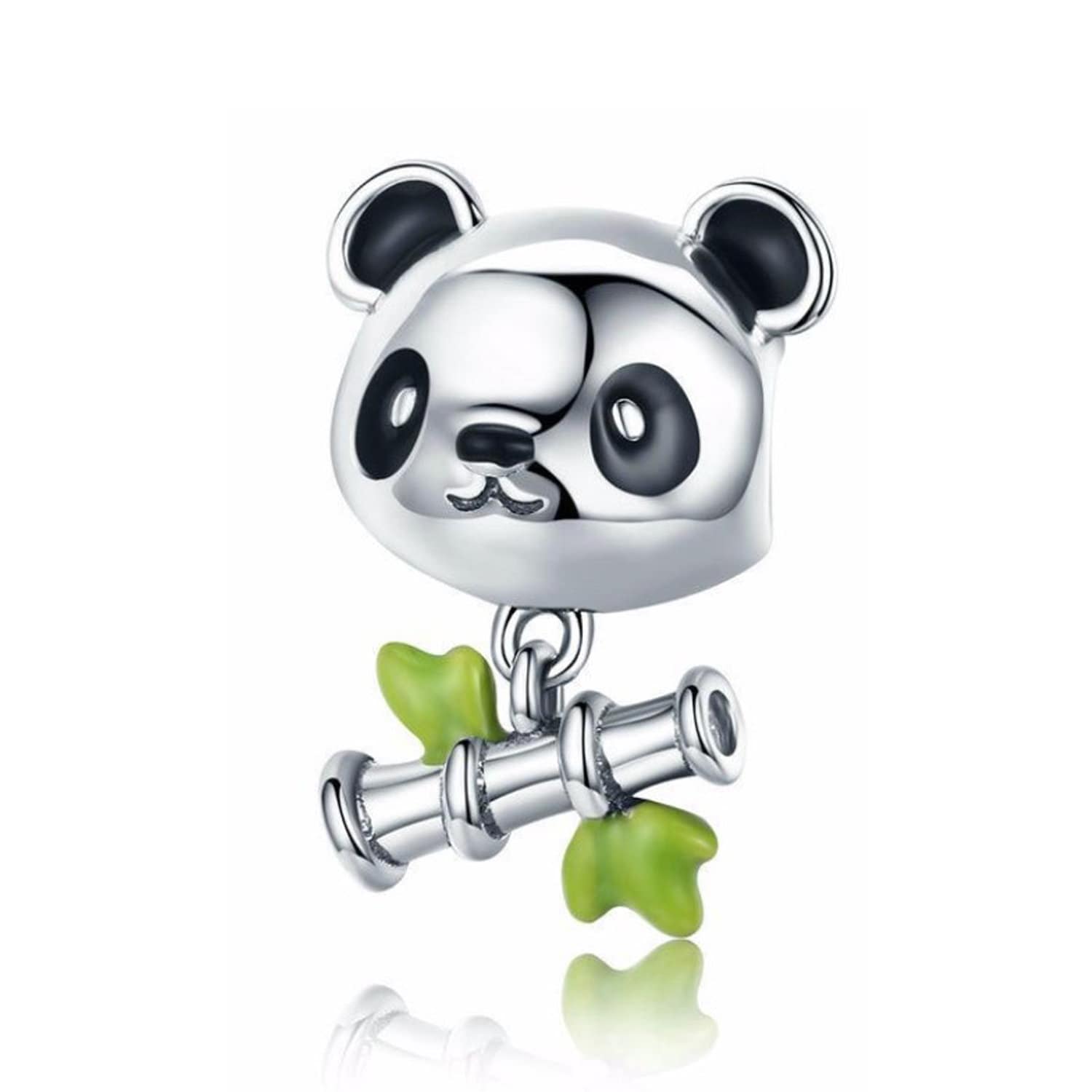 925 Sterling Silver Panda Charm Bead for Charm Bracelet - Etsy