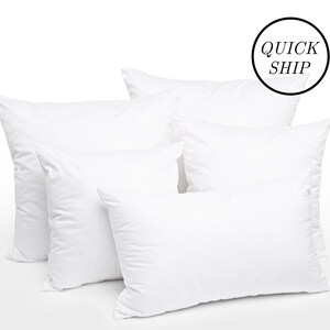Synthetic Down Alternative Pillow Insert // Heavy Weight // - Etsy