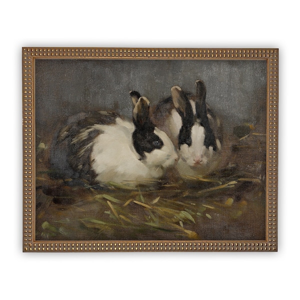 Bunny Painting - Etsy