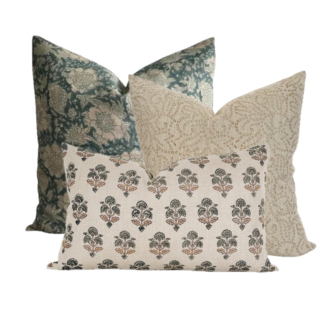 Linen + Cloth Curated Pillow Collection #3 // Ashley, Twisp, Hazel ...