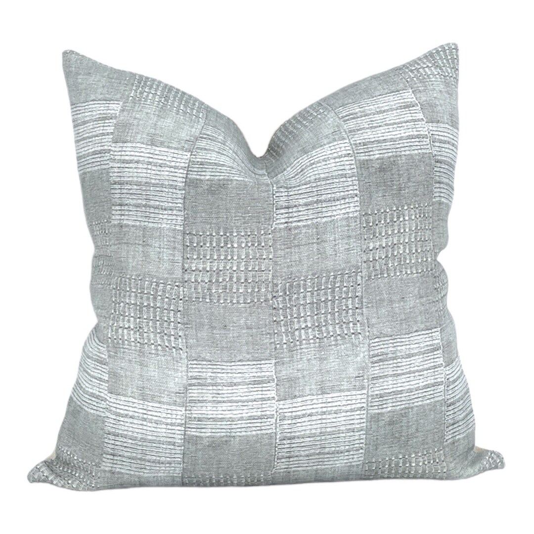 Gray Linen Pillow Cover: Modern Farmhouse Decor, Jennifer Shorto Simoun ...