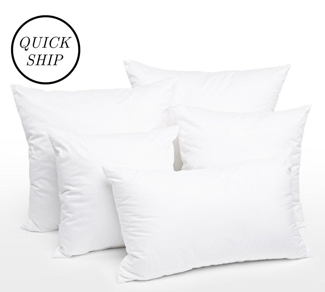 Outdoor Pillow Insert: Mold Resistant Polyester, Down Alternative - Etsy