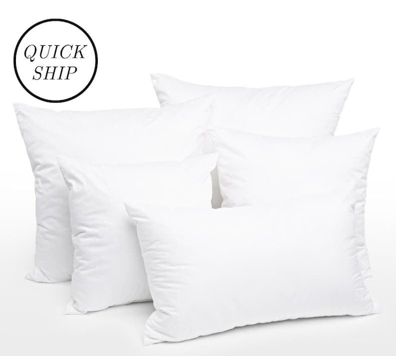 Outdoor Pillow Insert: Mold Resistant Polyester, Down Alternative - Etsy
