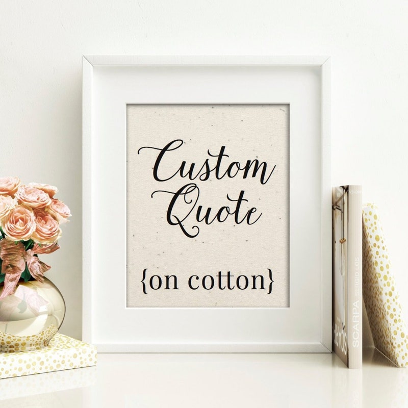 Custom Quote Print - Etsy