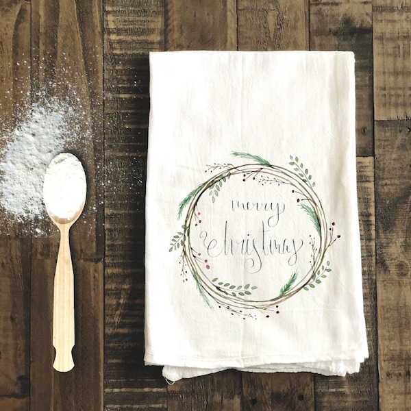 Holiday Tea Towels - Etsy
