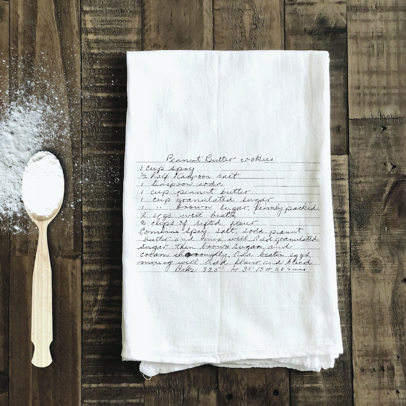 Recipe Towel - Etsy