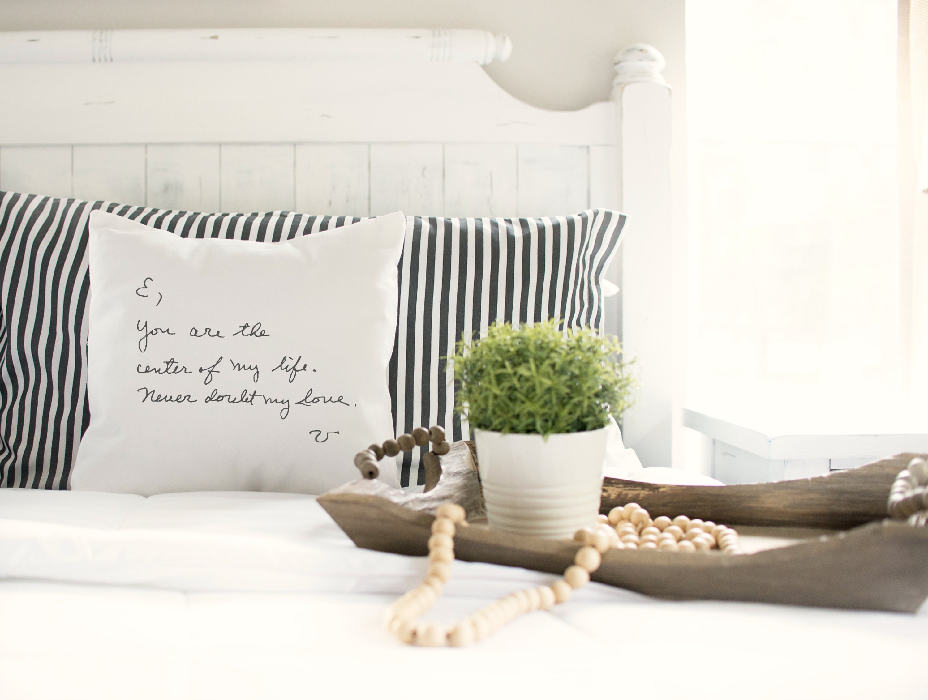 Love Note Pillow Personalized Valentines Gift Personalized - Etsy