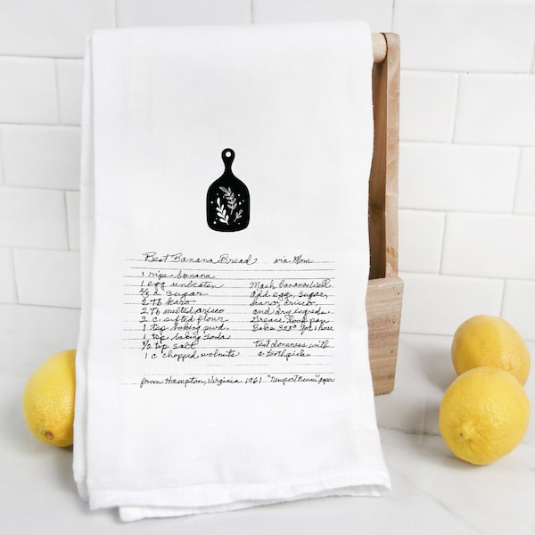 Custom Tea Towel - Etsy