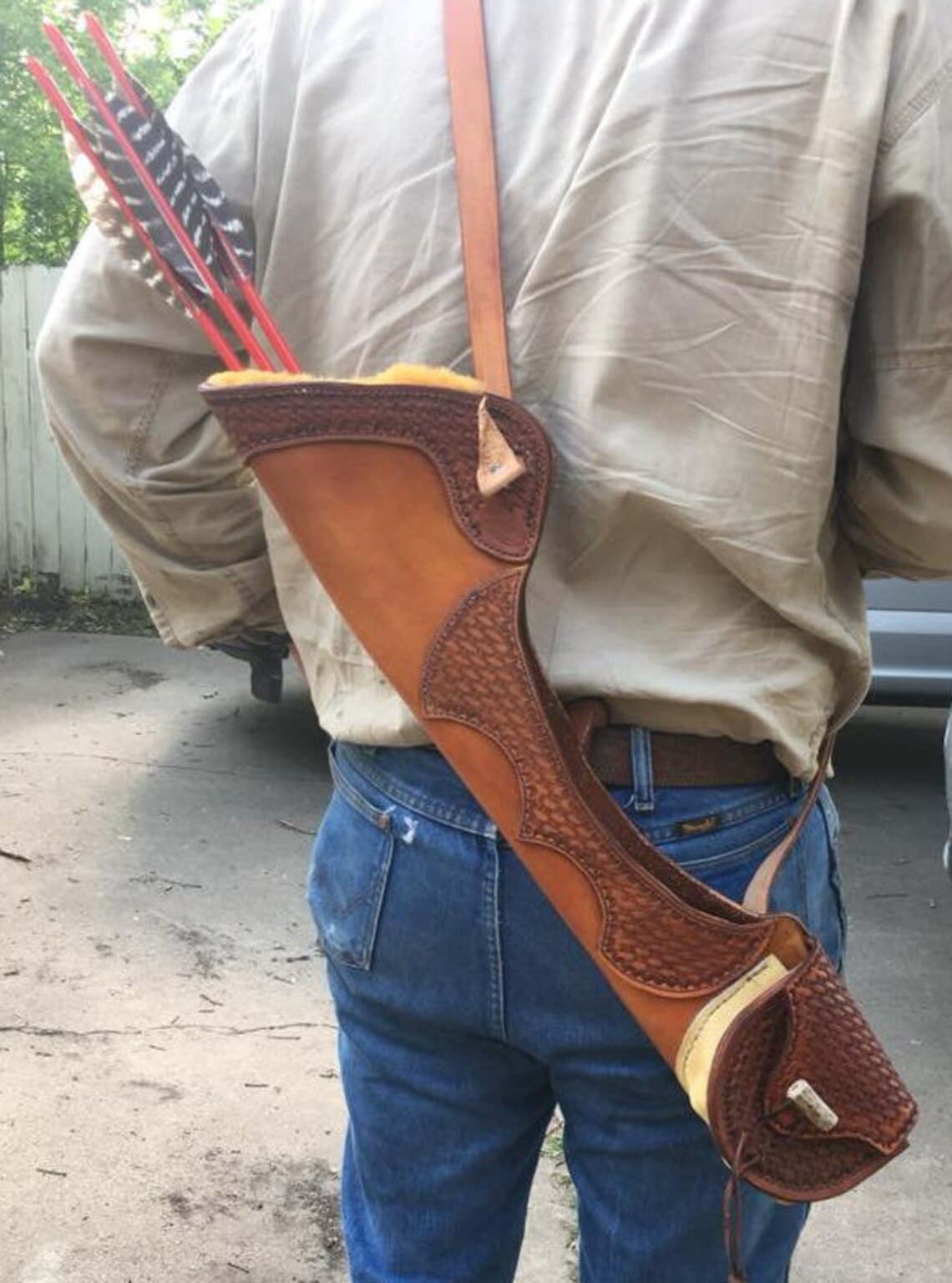 Light Brown Side Stalker Style Quiver - Etsy