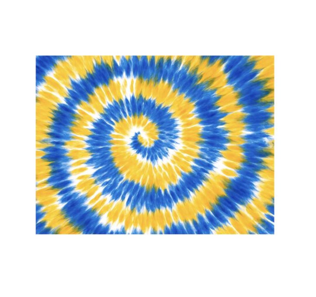 Blue/yellow White Tie Dye Background, PDF, PNG FILES, Tie Dye ...