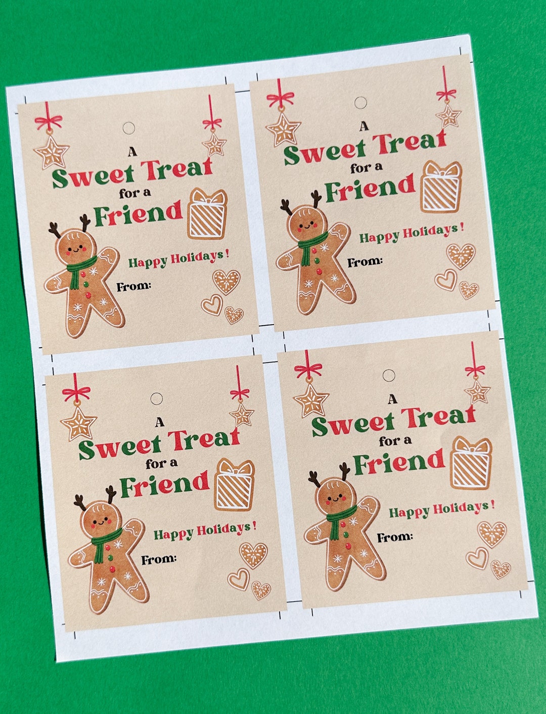Gingy Gift Tags Printable - Etsy