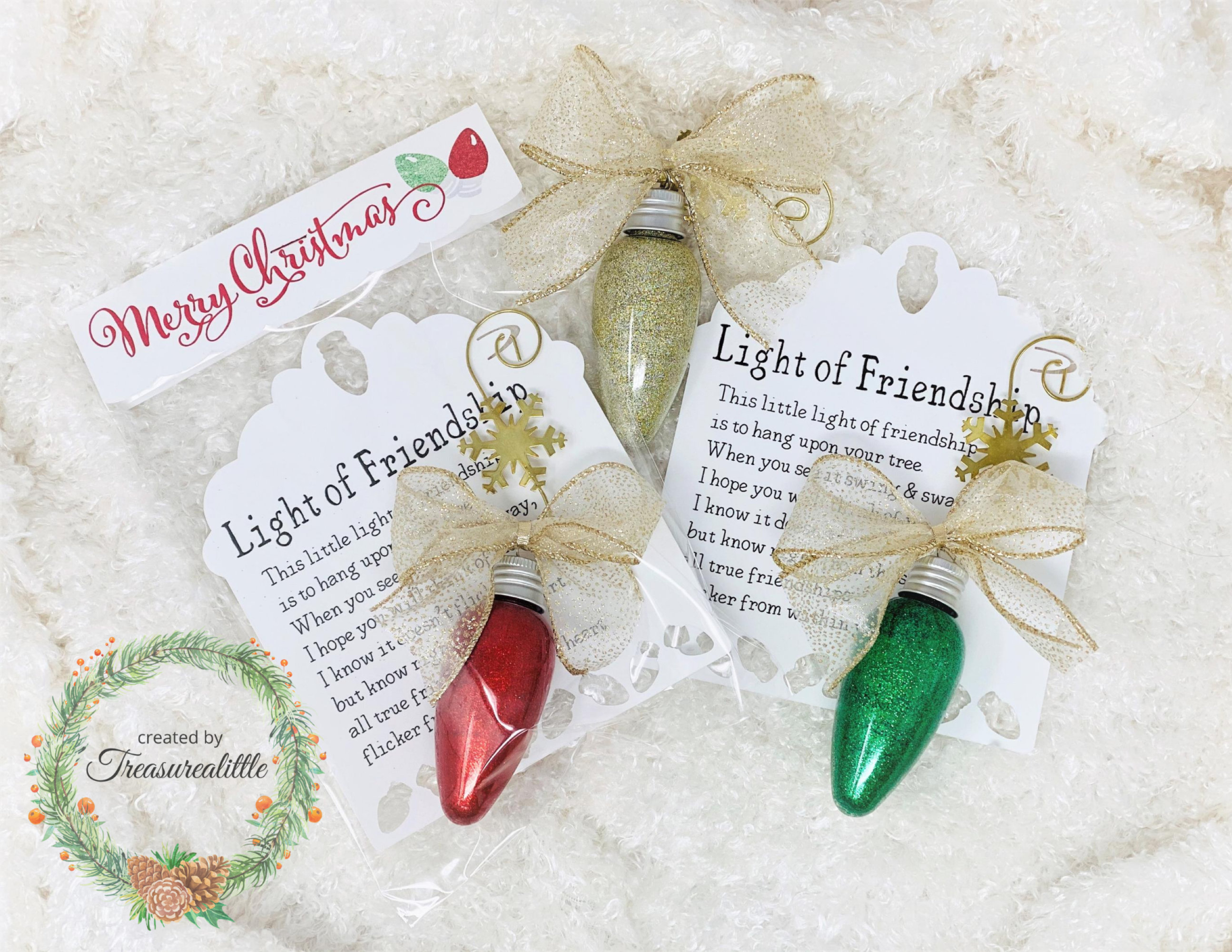 Friendship Bulb Gift With a Poem Light of a True Friend - Etsy