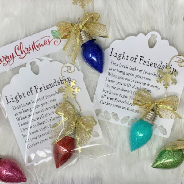 Friendship Light Bulb Poem - Etsy