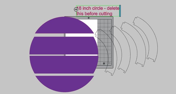 12 15 & 18 Inch Round Svg File for Laser | Etsy