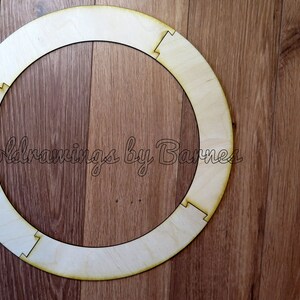 12 15 & 18 Inch Round Svg File for Laser - Etsy