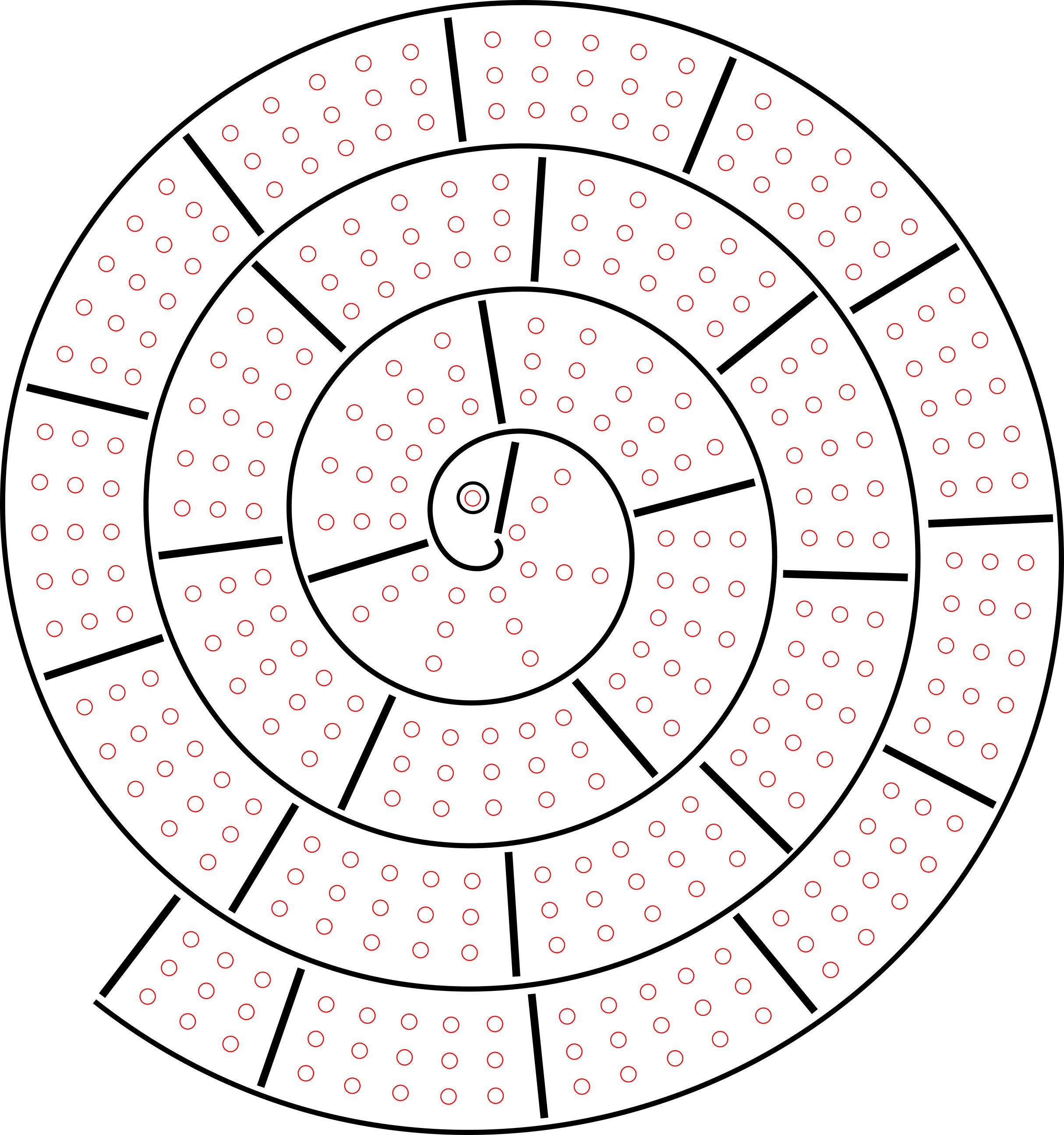 Spiral Board Game Template