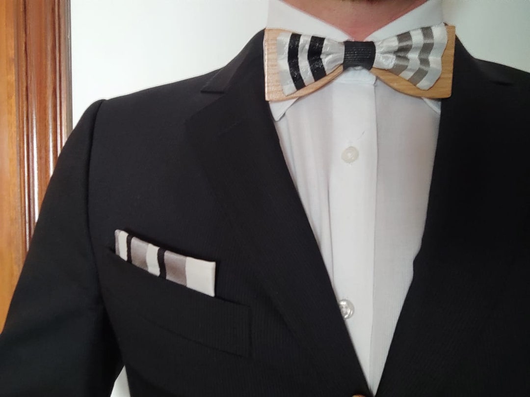 Papillon Wood, Papillon Man, Man/woman Accessory, Elegant Papillon - Etsy