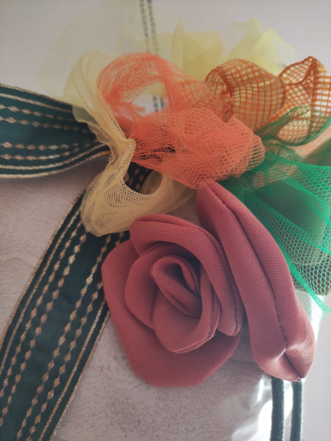 Bell behind door spring door gift idea spring decorations | Etsy