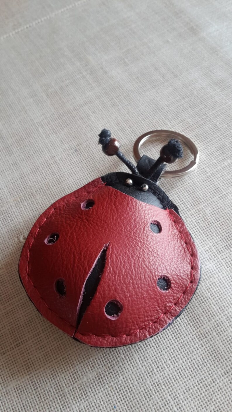 Ladybug Gift Idea Personalized Red Ladybug Keychain Ladybug - Etsy