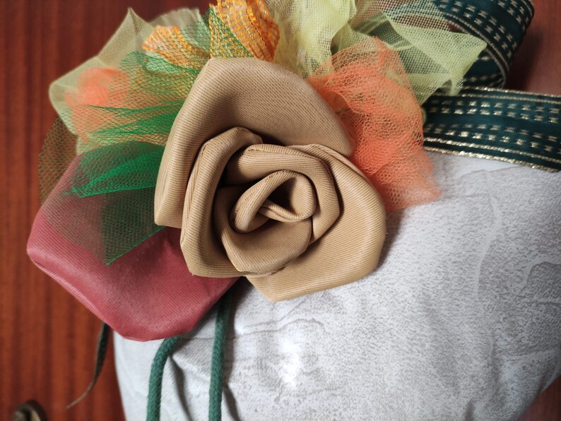 Bell Behind Door, Spring Door, Gift Idea, Spring Decorations, Shabby ...