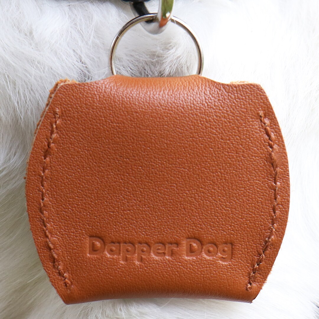 Genuine Leather Dog Tag Silencer Bag - Etsy