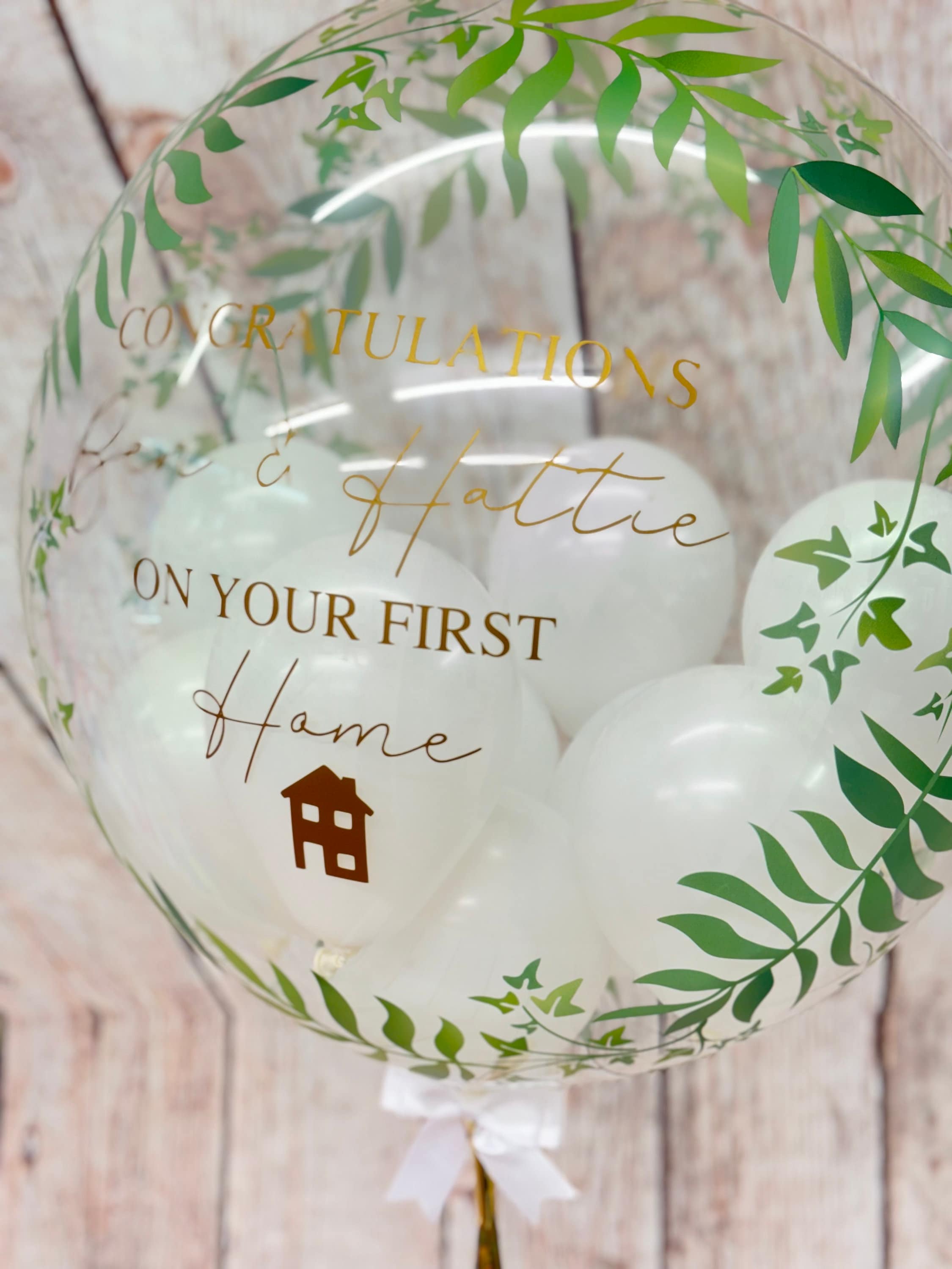 Personalised New Home Balloon – Helium Balloon in a Box - Etsy UK