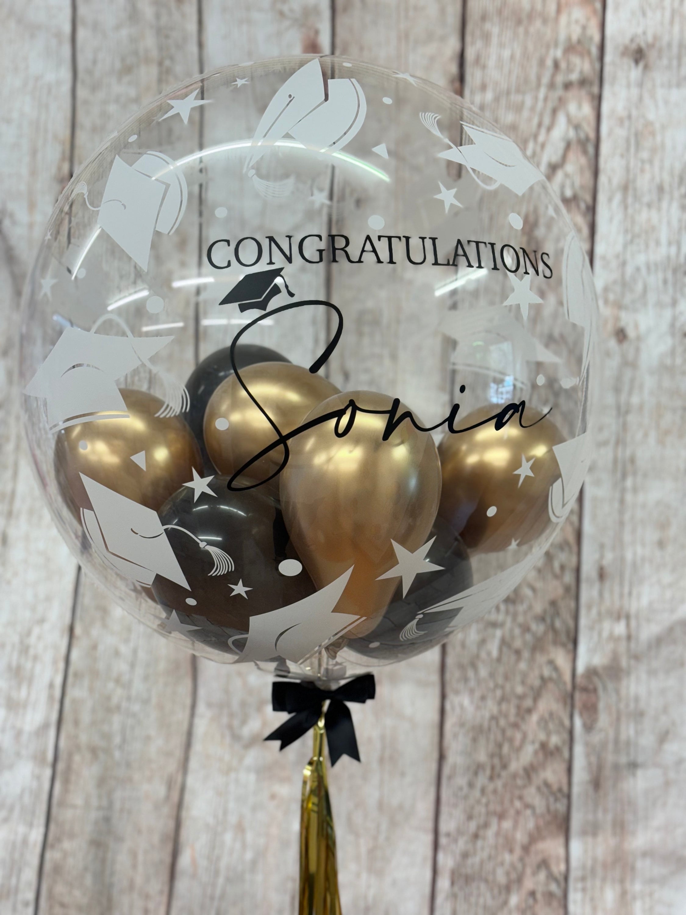 Personalised Graduation Bubble Balloon – Inflated, Delivered UK - Etsy UK