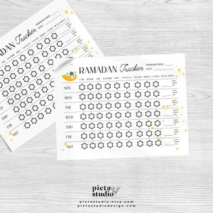 Ramadan Checklist for Kids, Ramadan Activity Paperwork, Islamic Planner ...