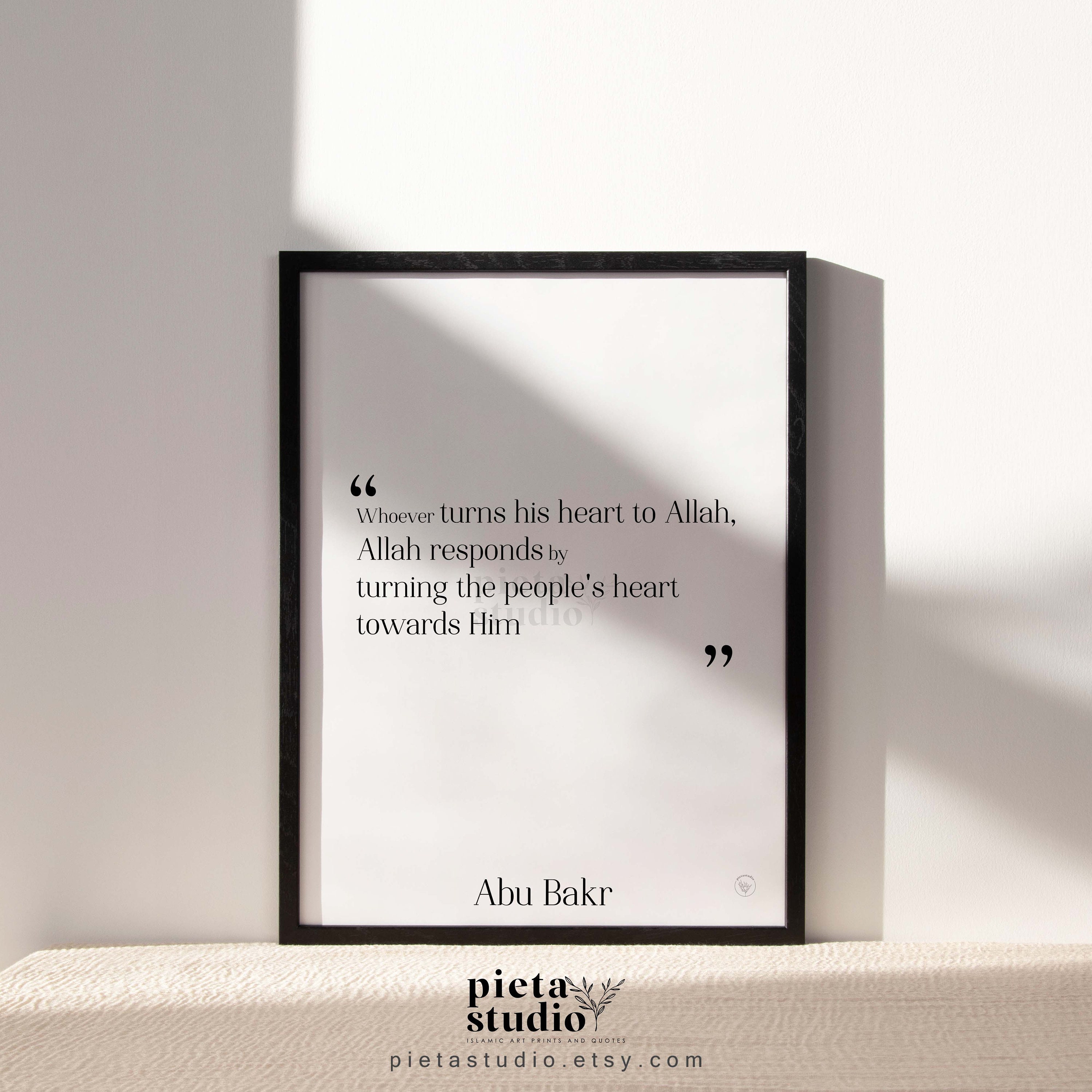 Abu Bakr Sahaba Quotes Islamic Printable Wall Art Islam - Etsy