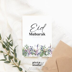 Eid Al Fitr Card, Eid Cards Template, Eid Mubarak Cards Printable ...