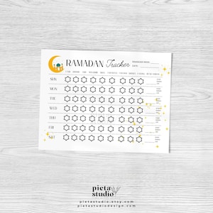 Ramadan Checklist for Kids, Ramadan Activity Paperwork, Islamic Planner ...
