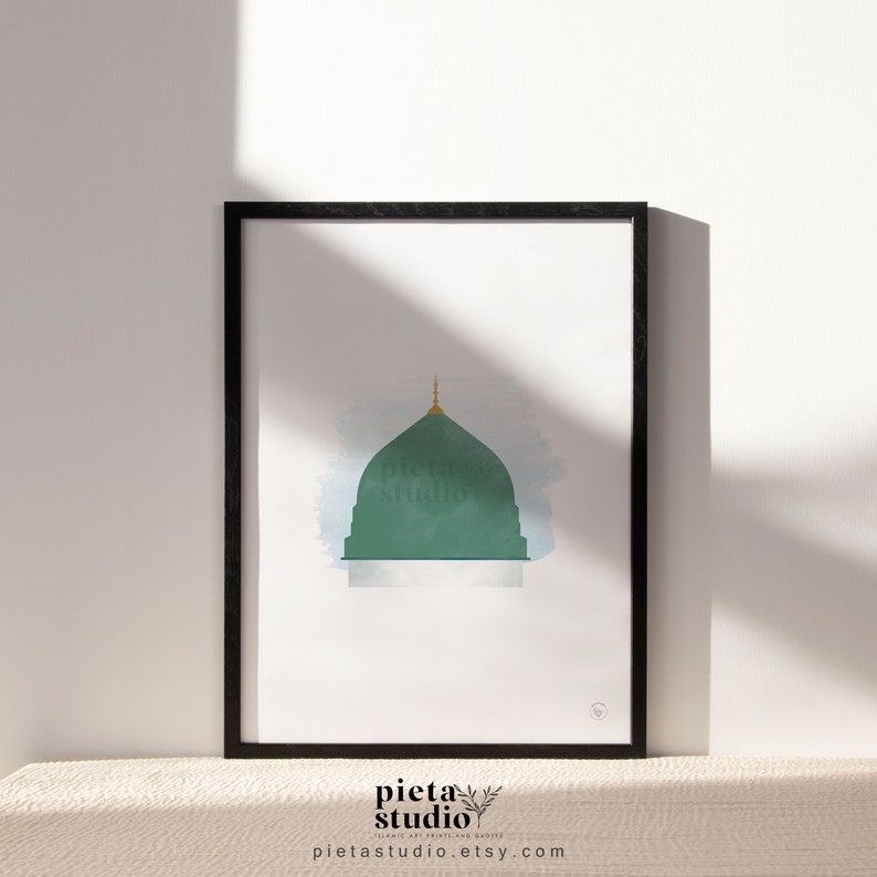Masjid Nabawi Poster Digital Download, Medina Mosque Print, Medina ...