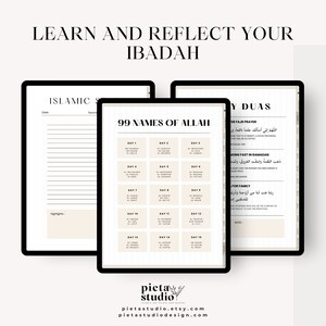 Ramadan Planner 2025 Digital, Ramadan Journal PDF, Muslim Planner 2025 ...
