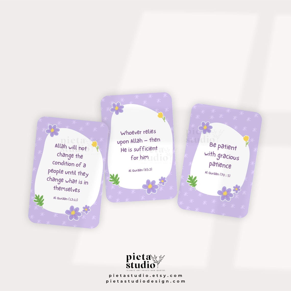 Flash Cards Quran, Islamic Affirmation Cards, Positive Affirmations ...