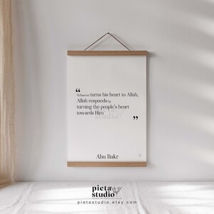 Abu Bakr, Sahaba Quotes, Islamic Printable Wall Art, Islam Poster ...