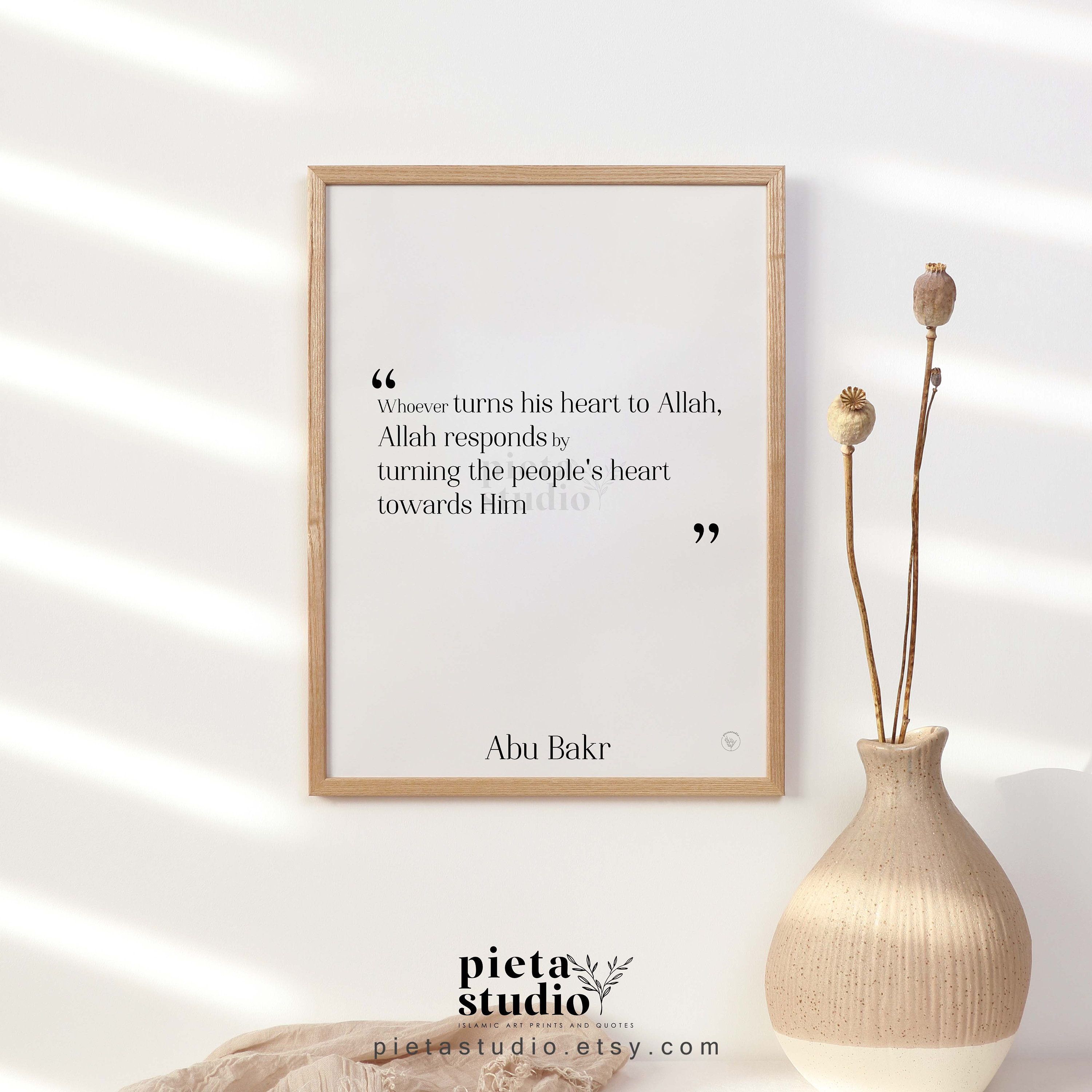 Abu Bakr Sahaba Quotes Islamic Printable Wall Art Islam - Etsy