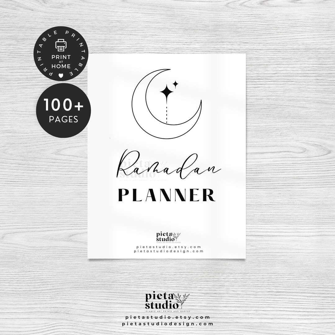 Ramadan Printable Planner, Ramadan Journal Printable, Muslim Planner ...