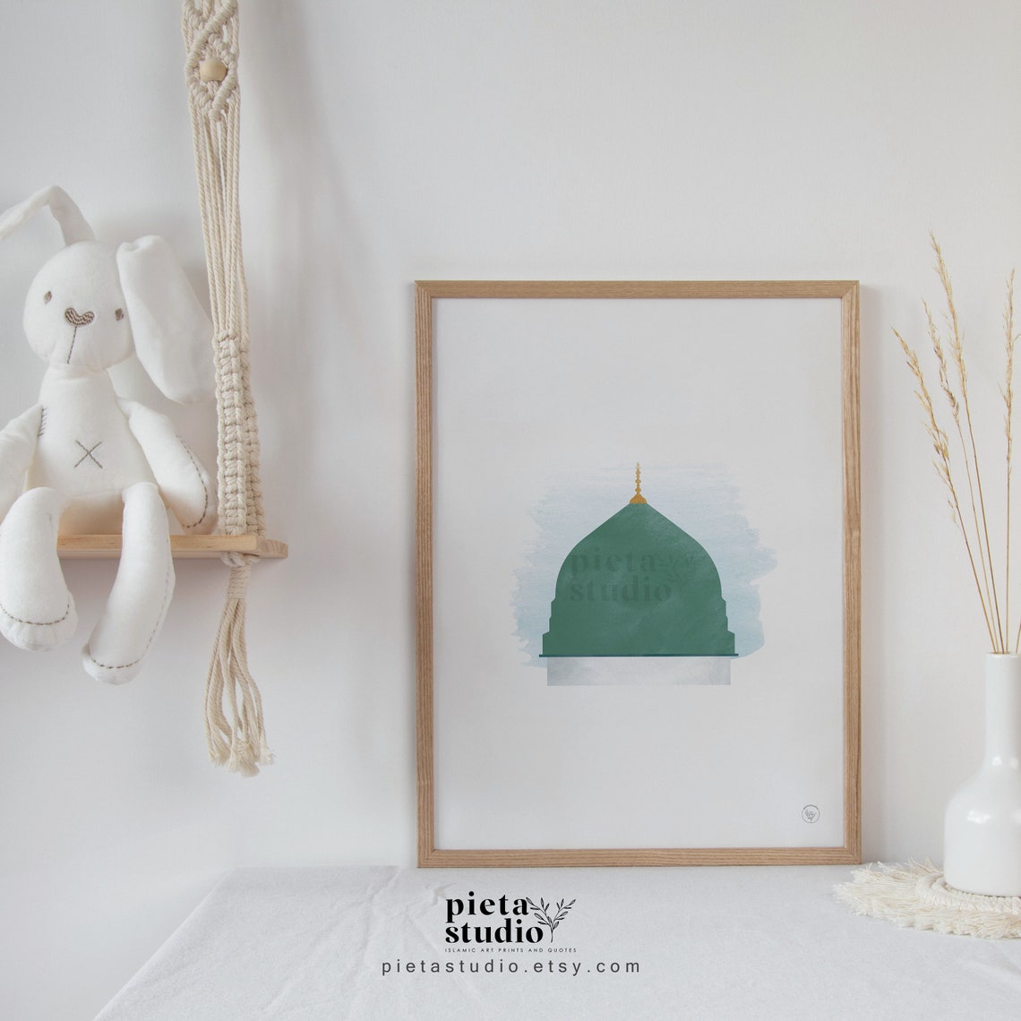 Masjid Nabawi Poster Digital Download, Medina Mosque Print, Medina ...