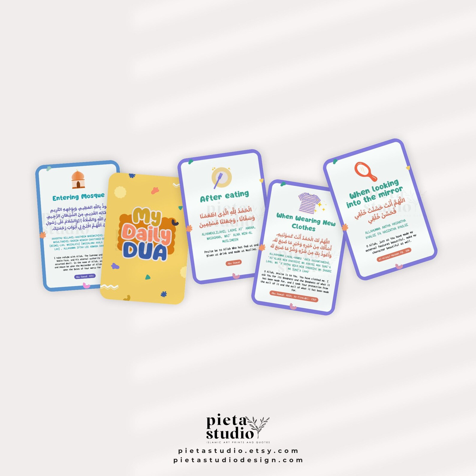 Dua Cards for Kids, Ramadan Duas Printable, Islamic Flashcards, Kids ...