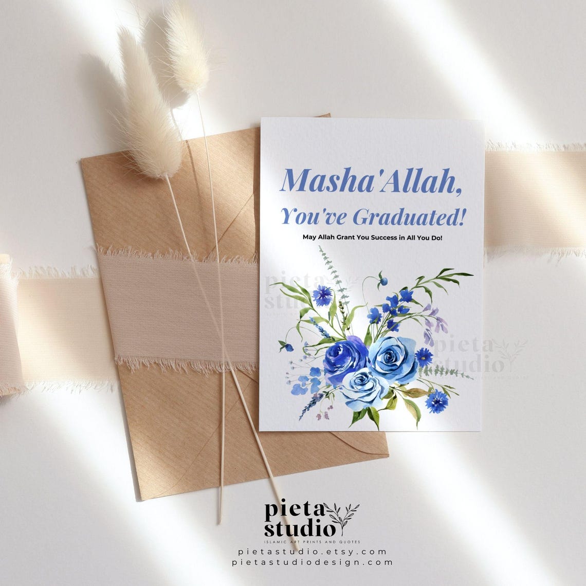 Islamic Graduation Card, Islamic Greeting Cards, Graduation Mubarak ...