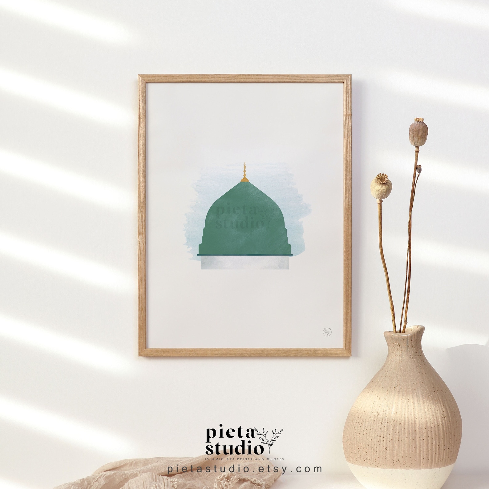 Masjid Nabawi Poster Digital Download, Medina Mosque Print, Medina ...