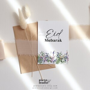 Eid Al Fitr Card, Eid Cards Template, Eid Mubarak Cards Printable ...